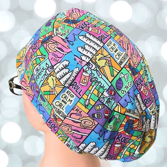 Stitchablez | Accessories | 2 To Go Euro Surgical Cap Scrub Cap Or Rn ...